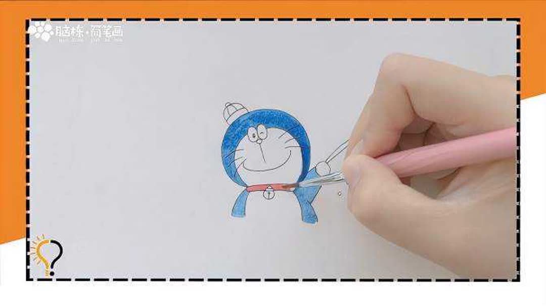 可爱的机器猫简笔画怎么画