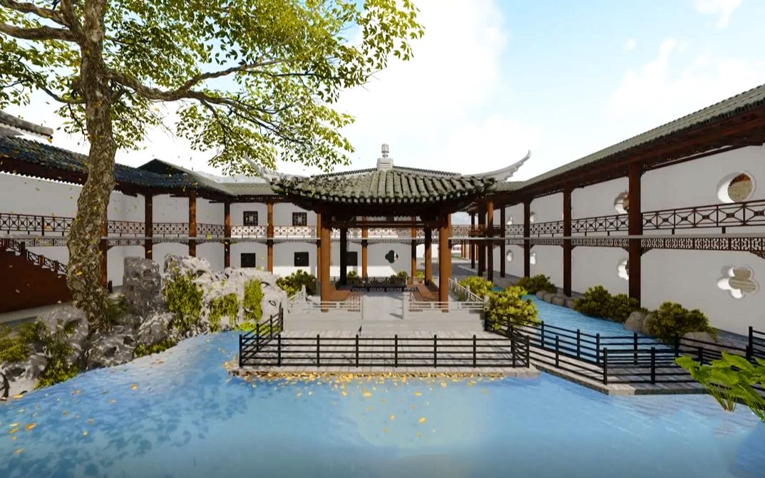 漫游动画 | 扬州园林建筑还原