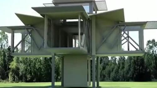 比房车还要高科技的移动房子,这种变形的状态,让我以为是变型金刚