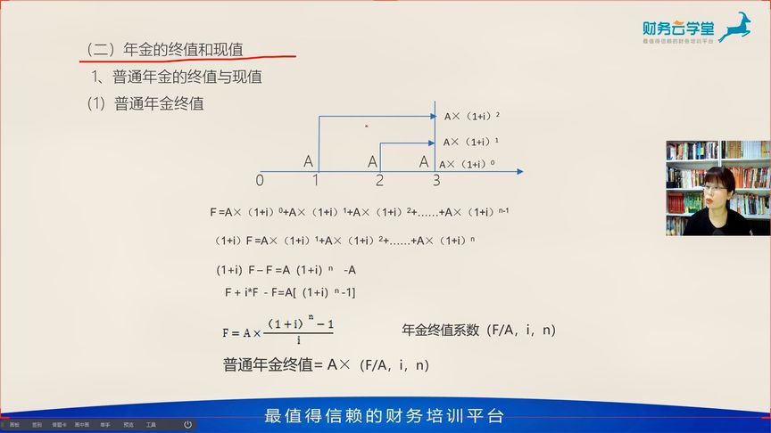 摇钱树来啦!各类年金计算的公式推演 中级财管 白淑凤/CPA