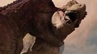 白垩纪恐龙世界动漫 恐龙格斗 特暴龙历险记2 特暴龙妈妈被独眼海王...