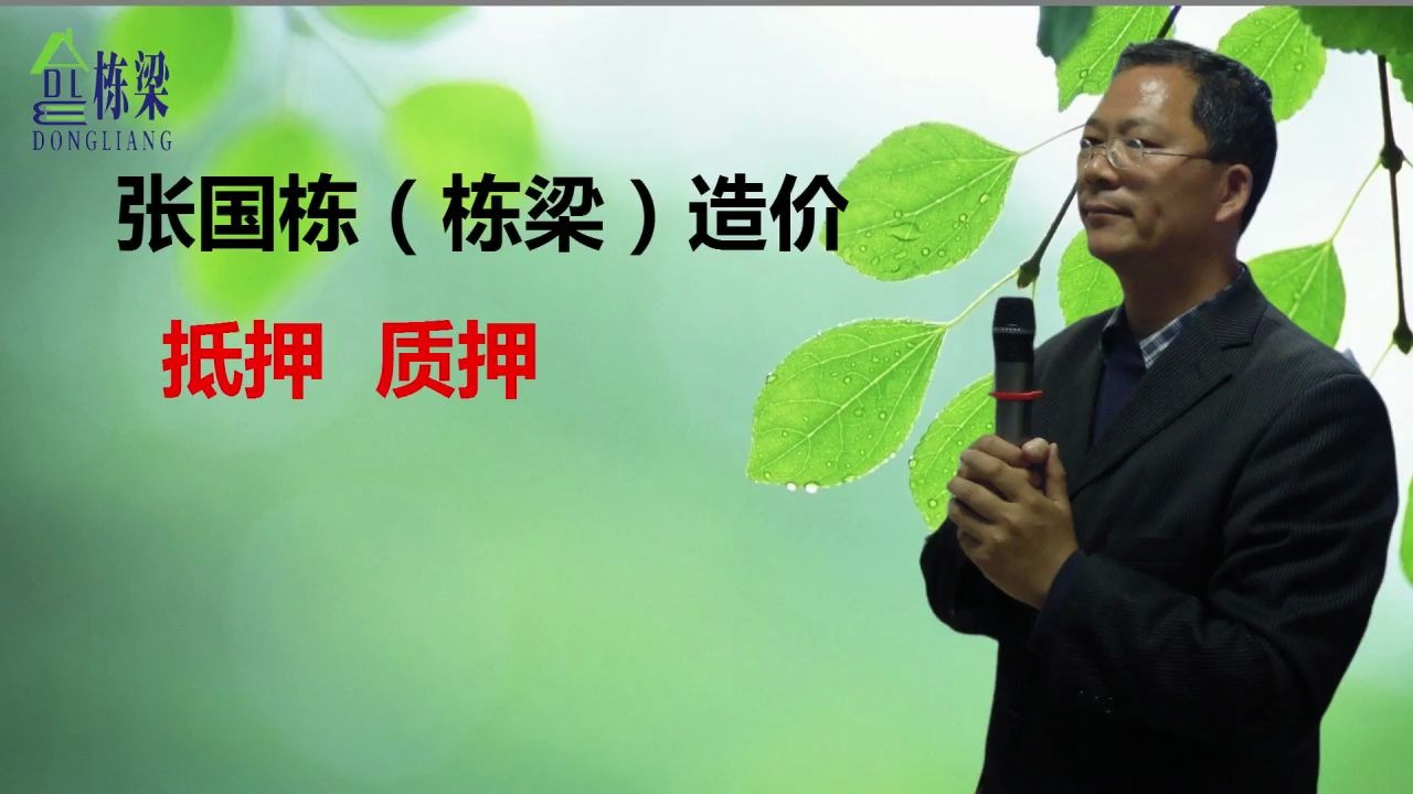 张国栋(栋梁)造价:抵押与质押的区别何在?