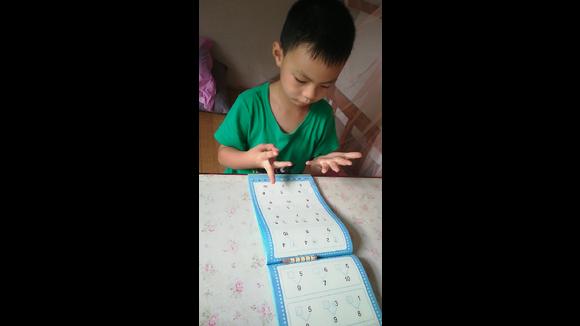 你们家五岁的小孩是怎样教算数的呀?我们家的还在勾手指头!