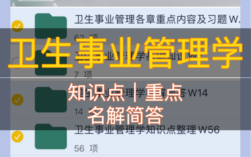 卫生事业管理学_知识点_习题_大学期末专业课复习资料_医学类