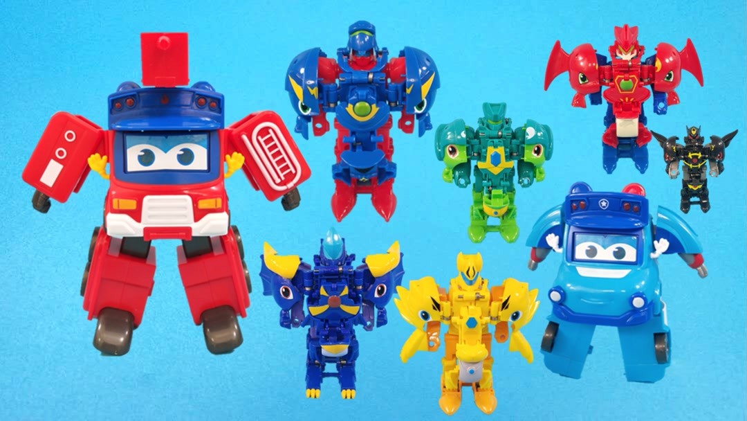 灵犀玩具故事小乐园 第86集 百变校巴消防车对对碰