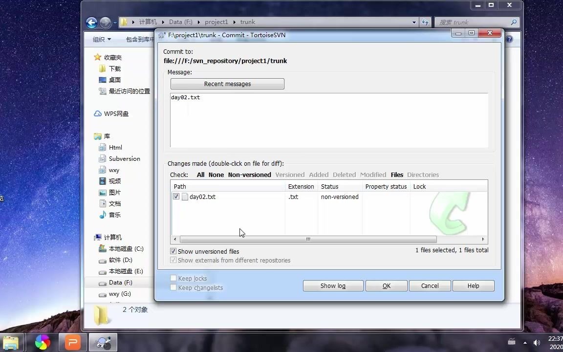 SVN使用1之本地版本控制管理