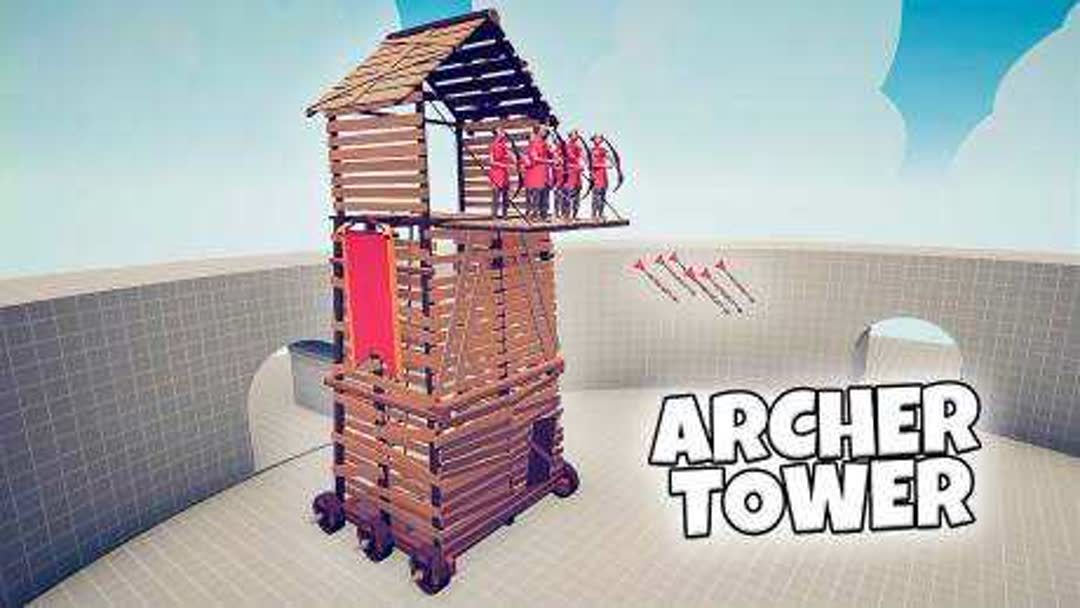 全面战争模拟器:弓箭手塔楼VS所有兵种!