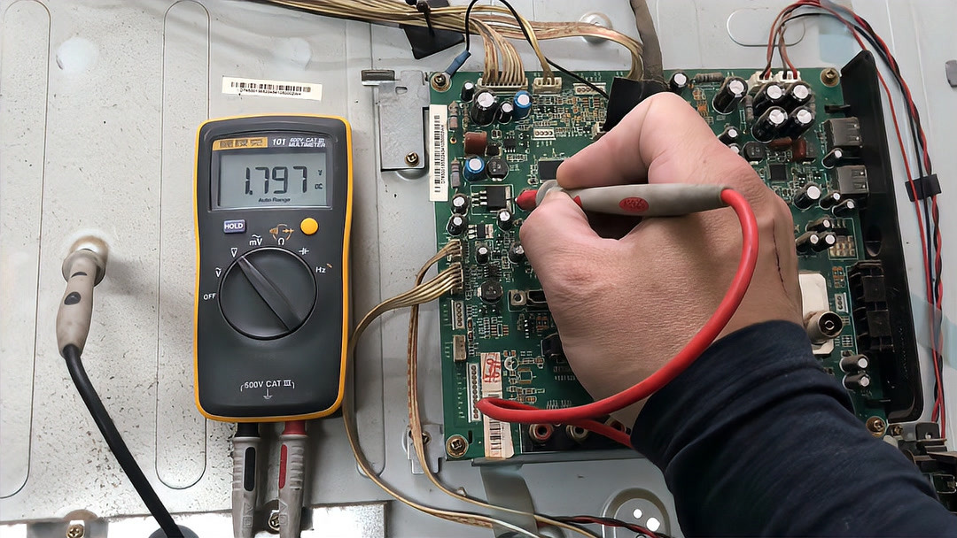 维修:长虹32液晶电视开机灰屏无图像秒杀