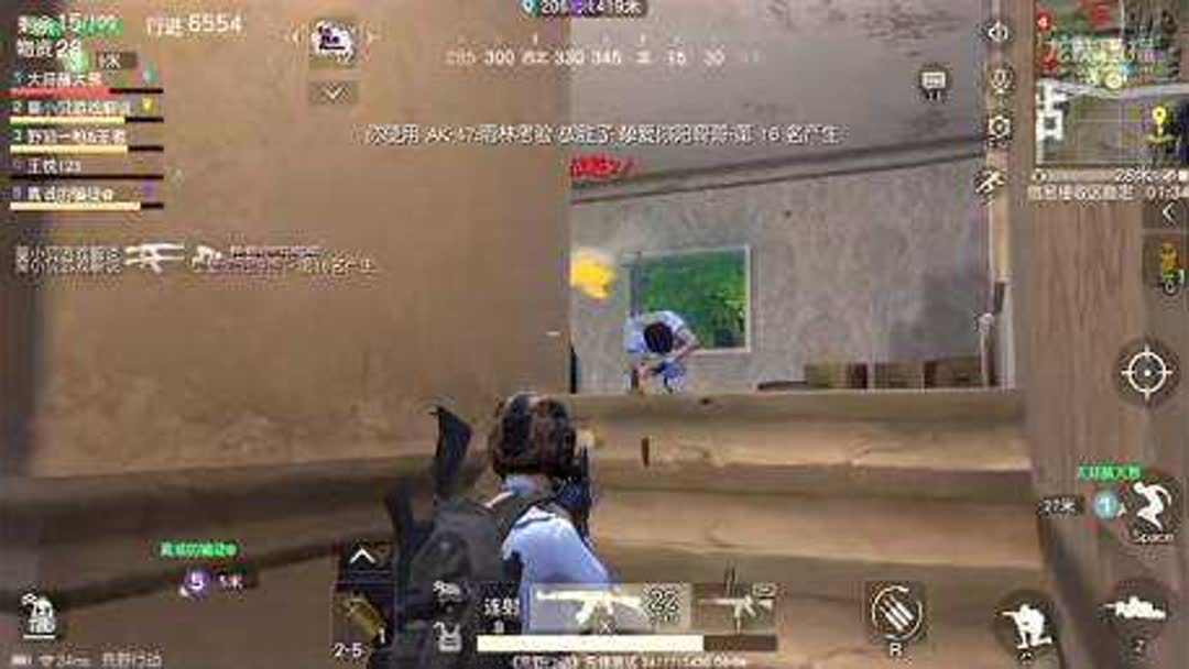 荒野行动pc版:车库5v5,厉害了队友2颗雷炸盗2个!