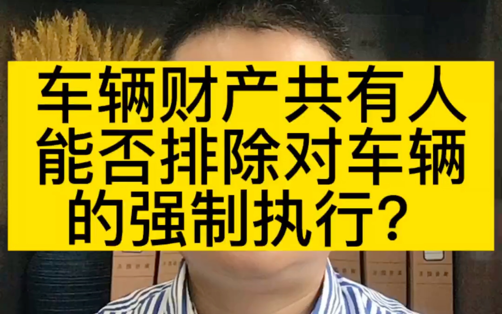 成都律师谈车辆财产共有人能否排除对车辆的强制执行