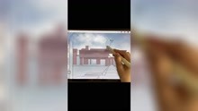 私宅别墅景观手绘表现【园林设计】【手绘】