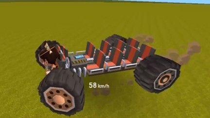 阡陌解说:迷你世界也能自己造车,开车了。