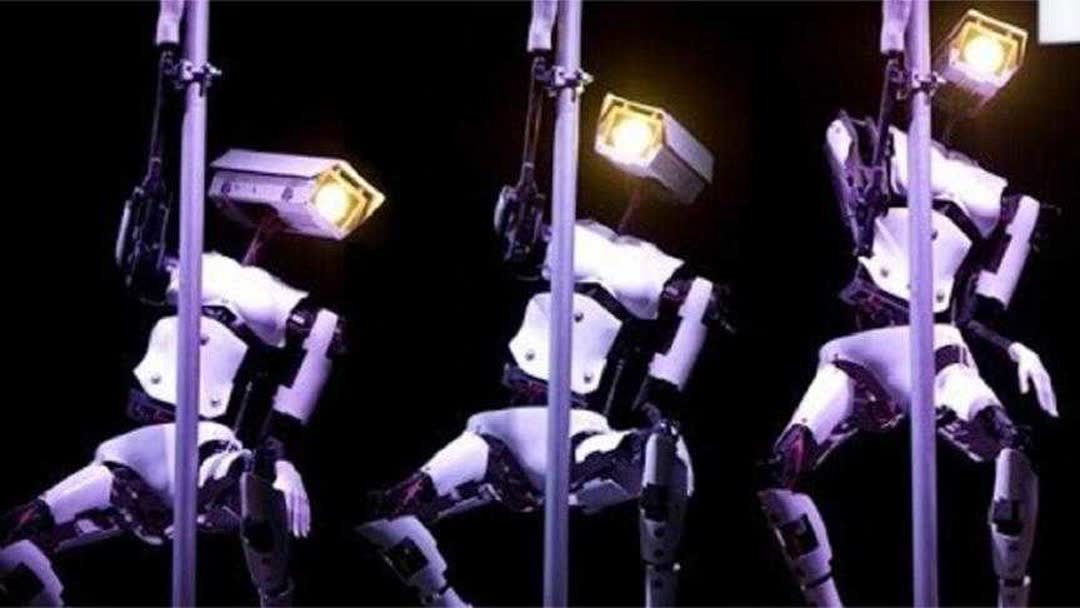 机器人跳钢管舞,比你还妖娆