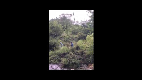 巡线、测温、排查隐患。