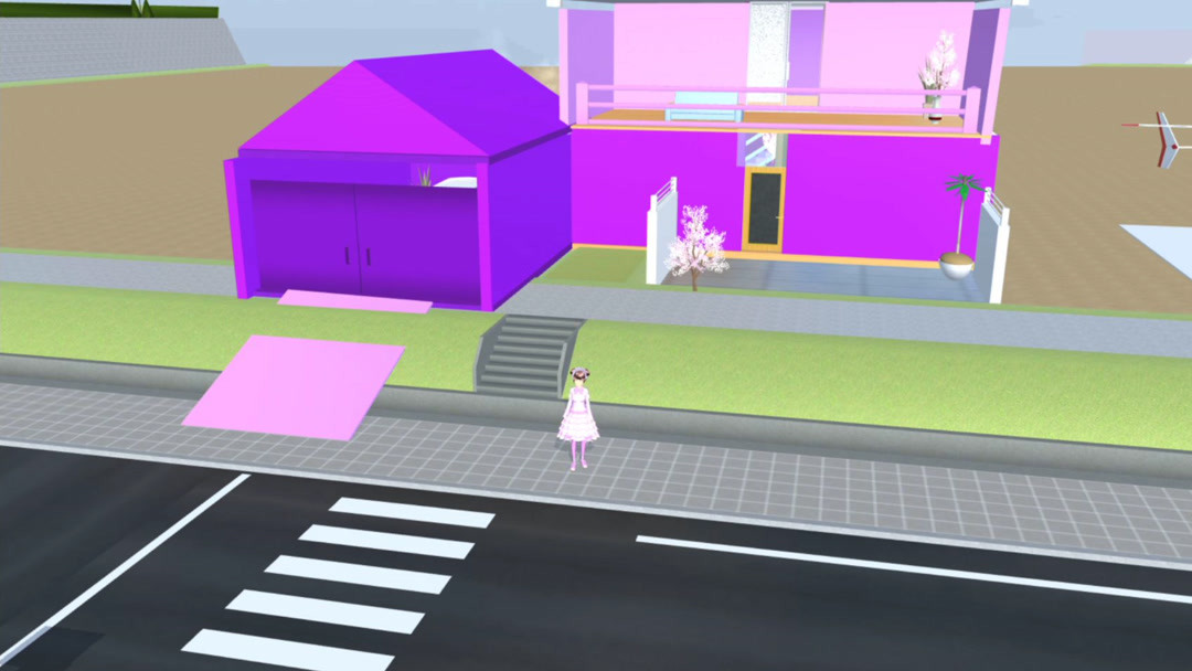 樱花校园模拟器:粉色别墅