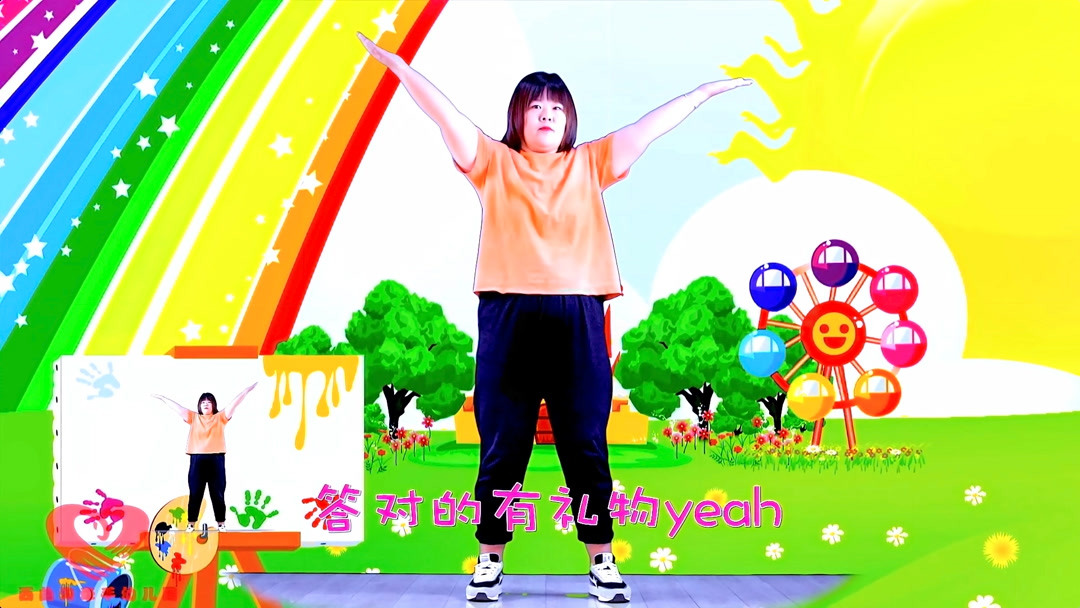 牵手幼儿园舞蹈教学,简单易学的律动和明明老师一起《数一数》