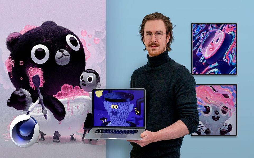 【C4D】Alex《使用 Cinema 4D 进行有趣的动画角色设计》(中英双字)