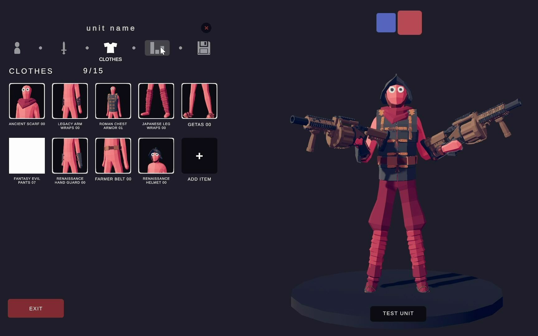 捏人系列第二期!建造未来派系兵种!【全面战争模拟器】