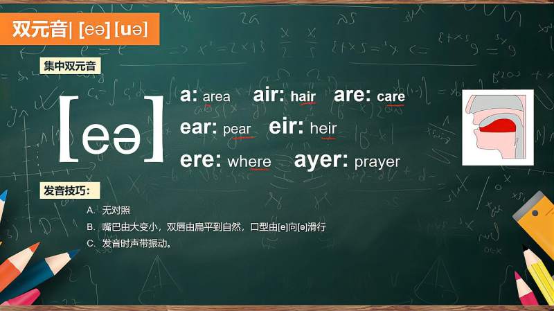 48个国际音标发音全解之元音音标「eə」「uə」及发此音的字母组合
