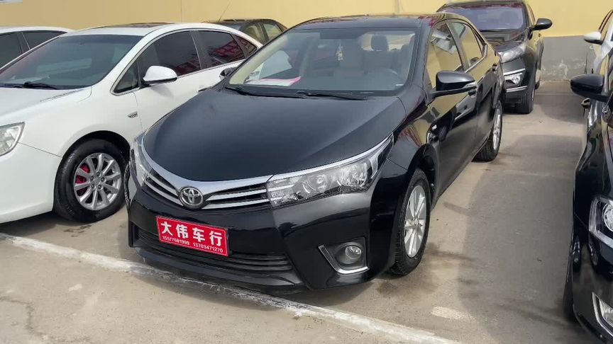最新到家的丰田卡罗拉。2016早产. 自动档,大屏导航