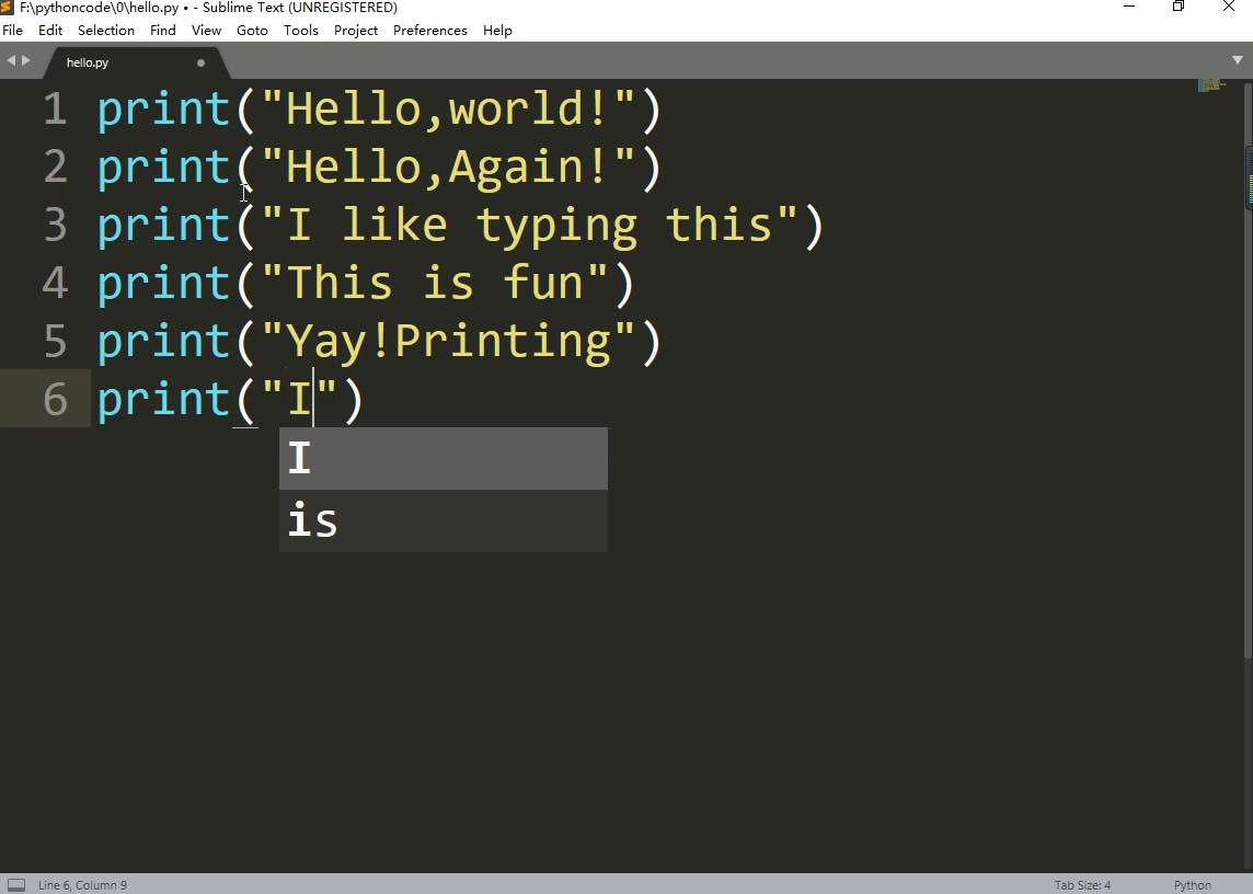 笨办法学习Python习题1