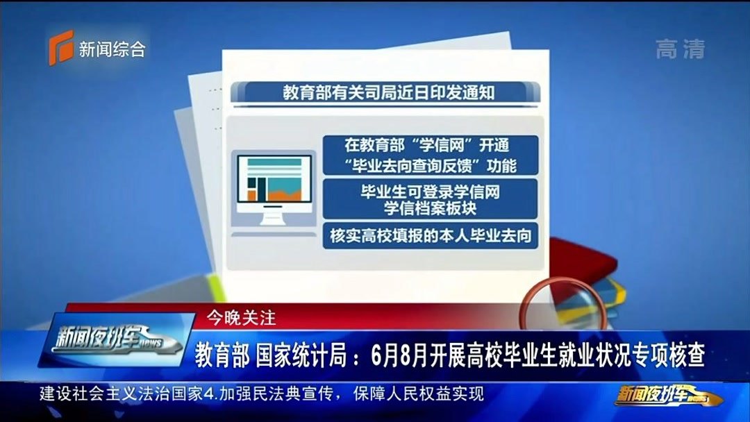 教育部 国家统计局:6月8月开展高校毕业生就业状况专项核查