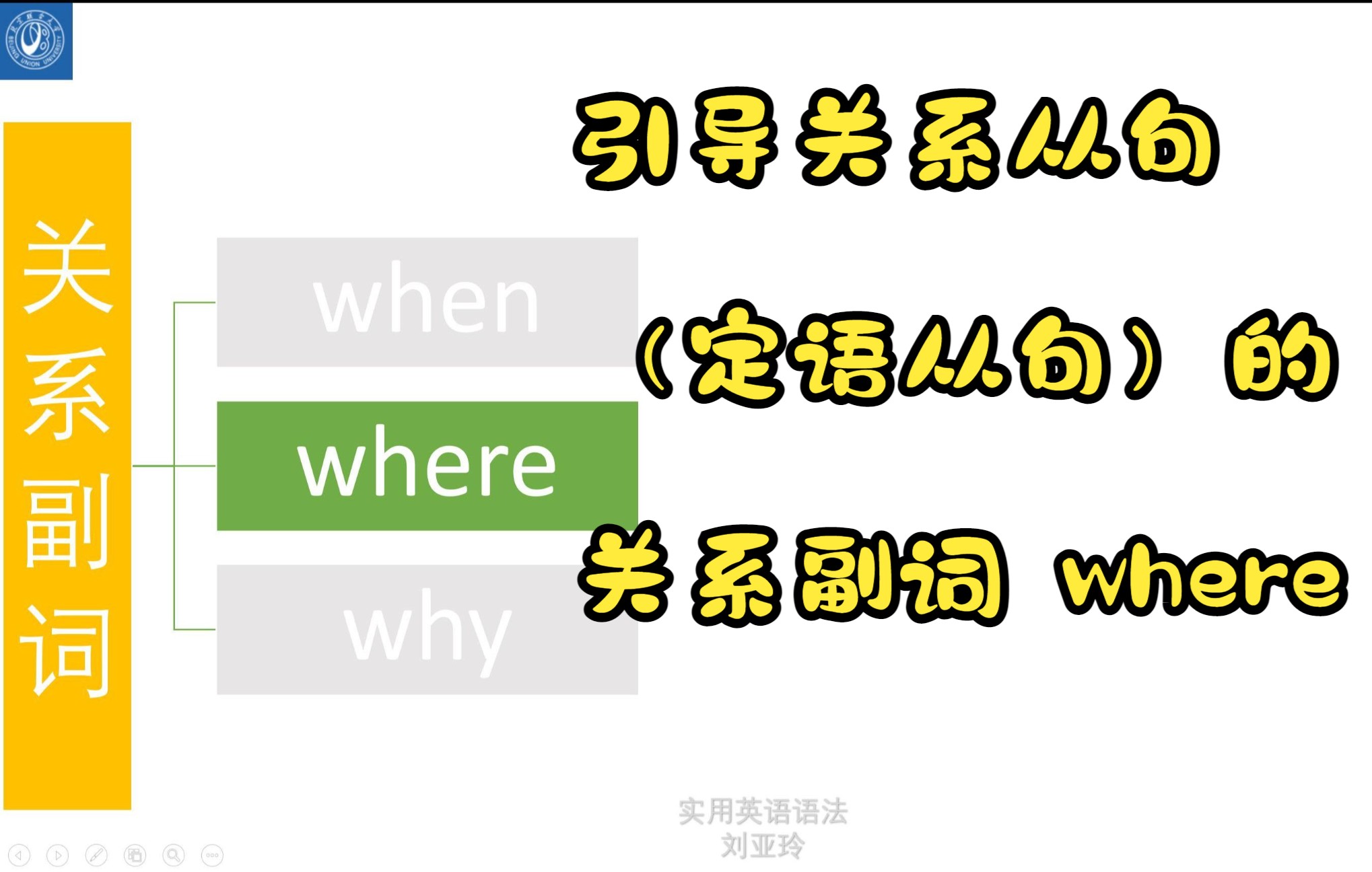 英语语法四十六—引导关系从句(定语从句)的关系副词(2):where
