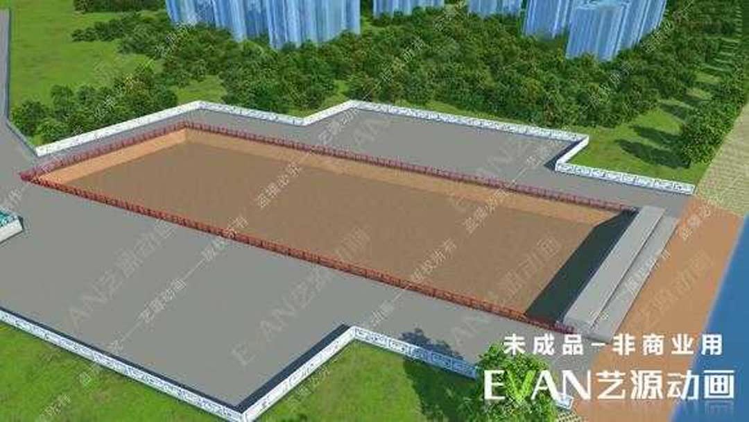 3D动画演示桥梁建设