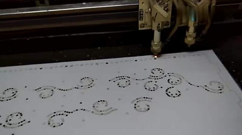 全自动刷钻机模板制作过程