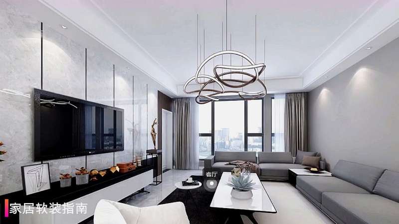 现代风格装修案例,装修简洁很大气,客人来家里都不想走了!
