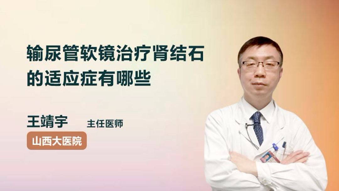 输尿管软镜治疗肾结石的适应症有哪些