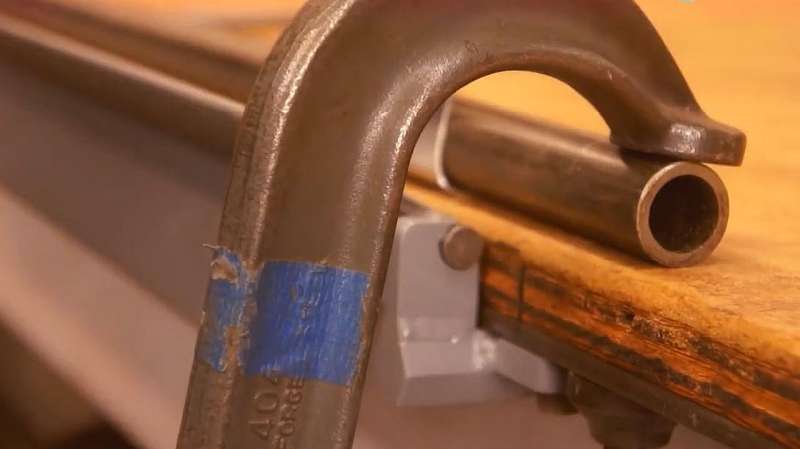 方管圆管制作弯曲工具,结构超简单实用!牛人就是缺啥就自己做