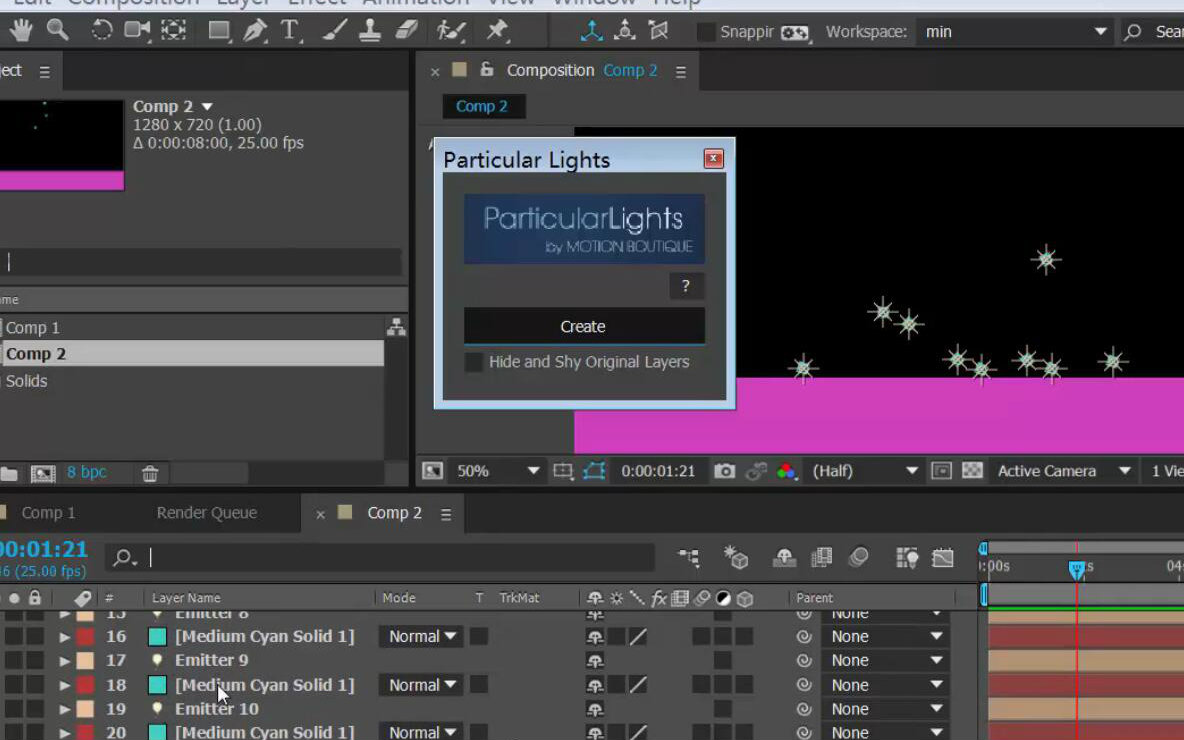 AE粒子特效教程【沃cg出品】