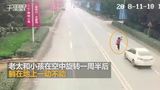 【河南】妇女抱娃穿马路被撞飞数十米 司机肇事逃逸
