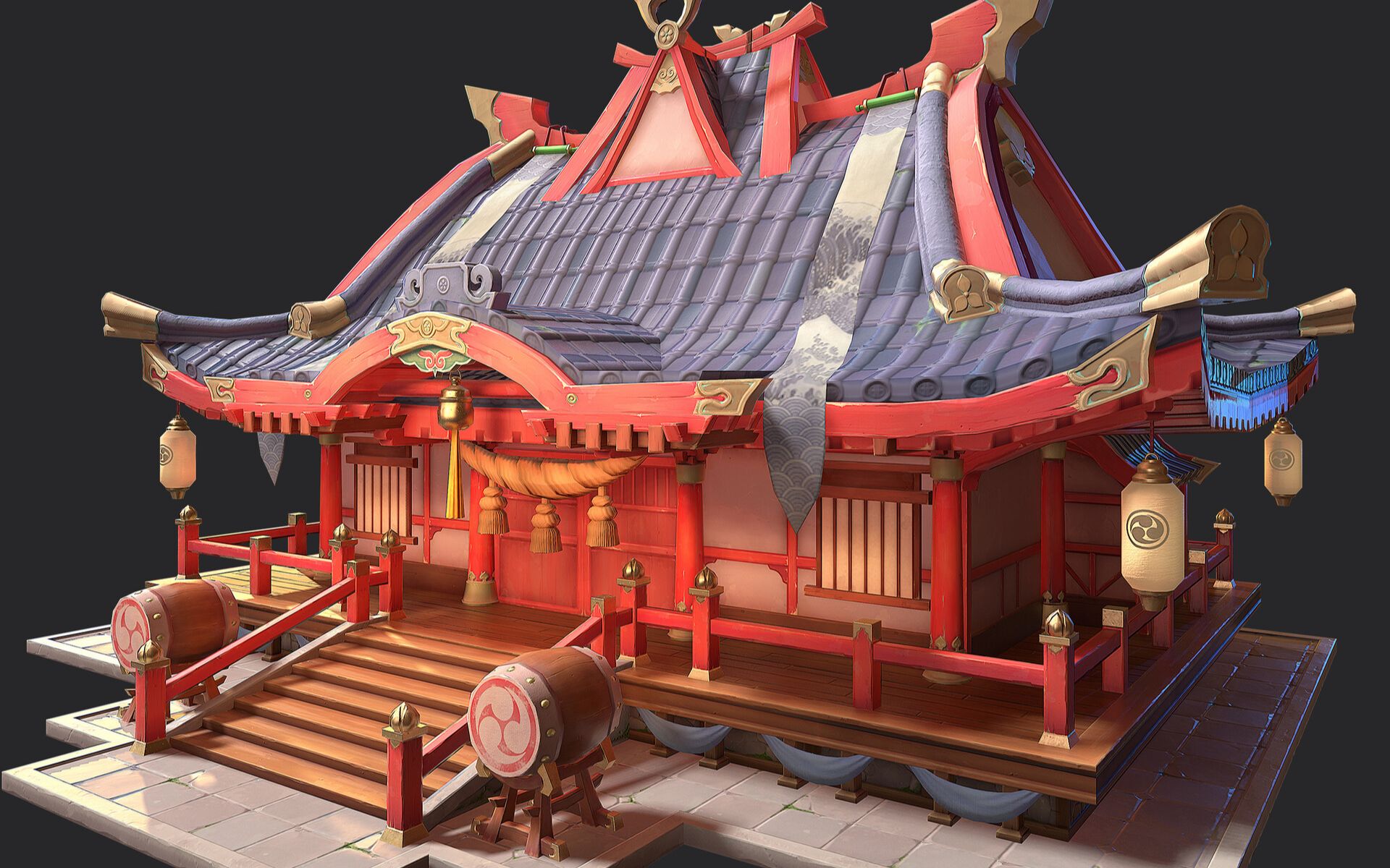 教你基础上手做一个古风建筑模型