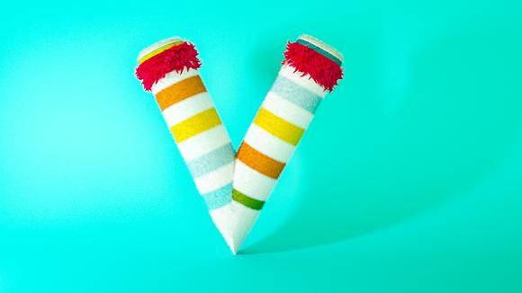 简单三个步骤制作可爱绒毛玩具字体V