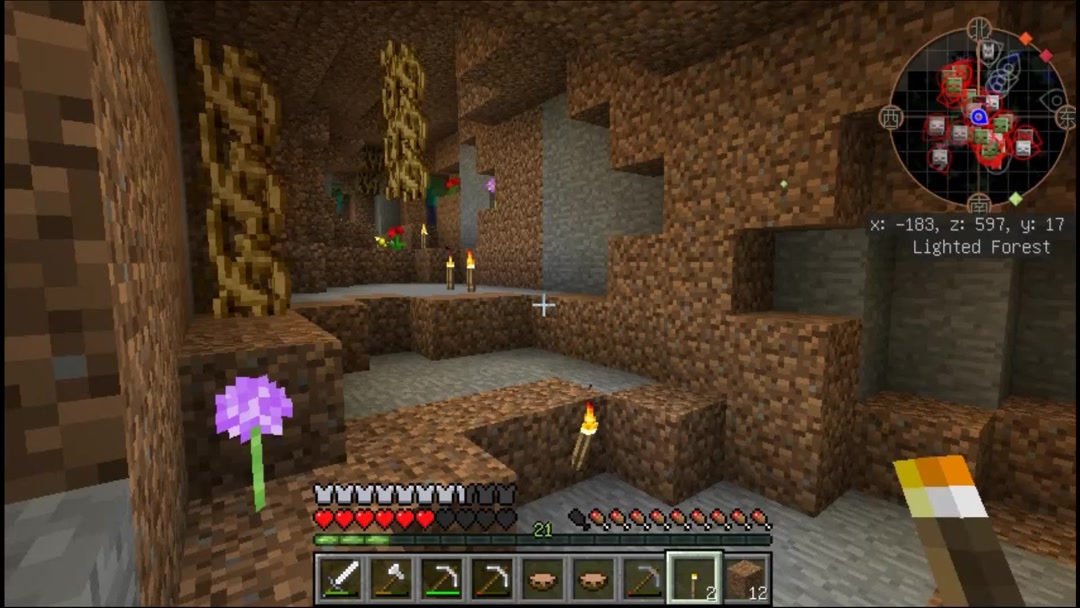 【东方疾风】我的世界minecraft暮光森林模组生存EP3惊险挖矿时间