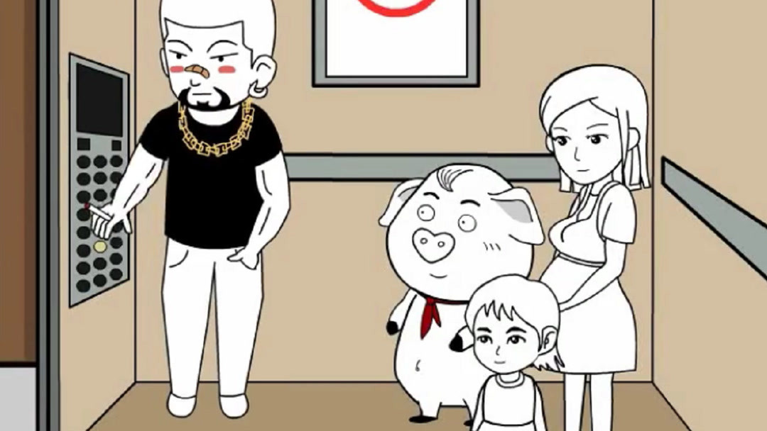 猪屁登你火了:遇见这种不讲公德的人,不信我猪屁登还治不了你!