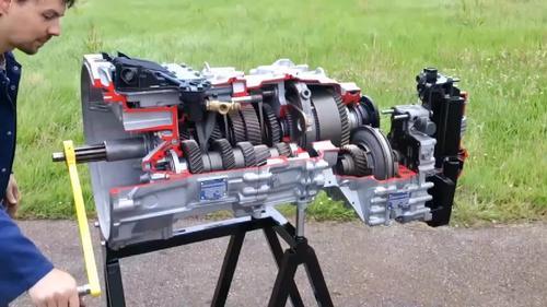 谁又知道这款变速箱的工作原理#汽车构造 #变速箱