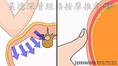 台湾台北昊德经络推拿按摩手法示范 - 3.4.按法 压法