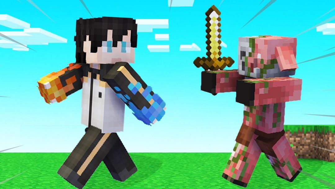 小七来到猪灵堡垒,意外收获宝箱,却惨遭猪灵袭击!