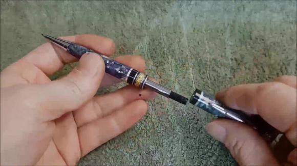 木旋:给我十分钟给您展示一支高档手工圆珠笔的制作过程