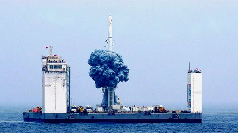重大突破!中国首次海上运载火箭发射试验成功