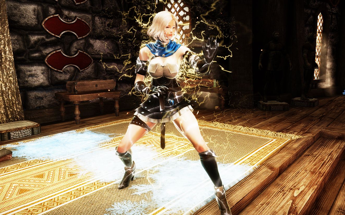 【少女卷轴】咒术拳1.0,将魔法缠绕在身上,做天际的魔法斗士~~