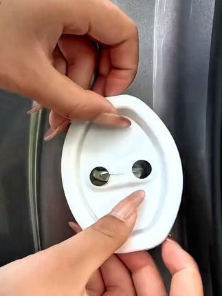 别人总是大力关车门怎么办,快装上这个车门减震垫吧#汽车减震垫片 #...