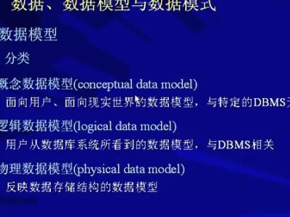 数据库系统原理-教学视频教程-西安交通大学-燕彩蓉-第01讲