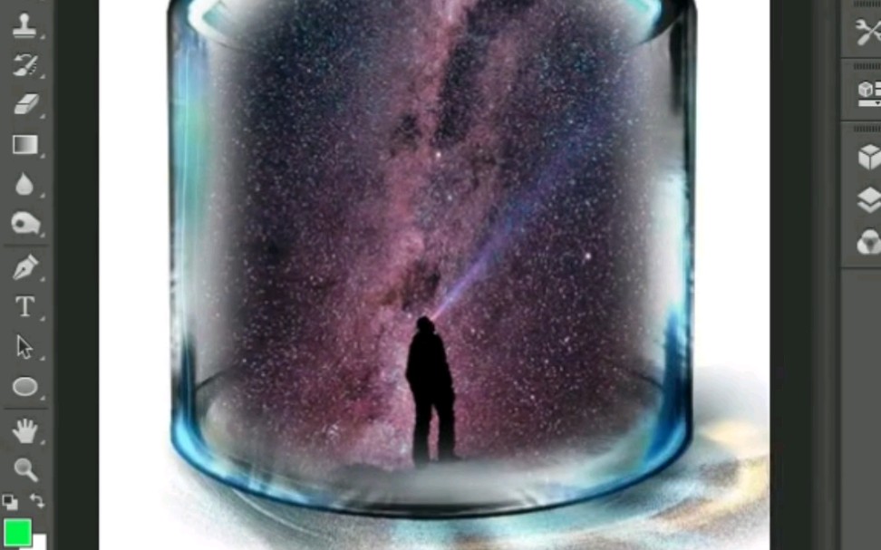 PS,玻璃瓶里的星空!