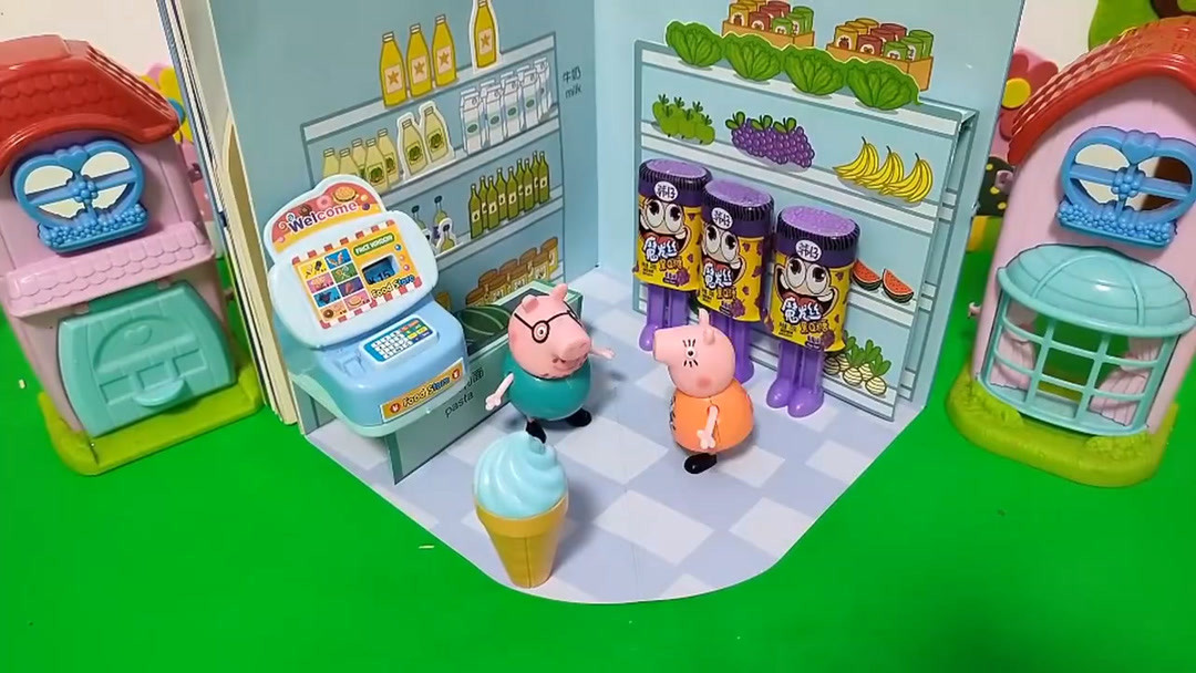 儿童玩具动画:冰淇淋真的不要钱吗?