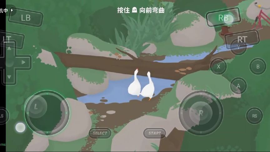 某小主播第一次玩大鹅模拟器时的尴尬场景