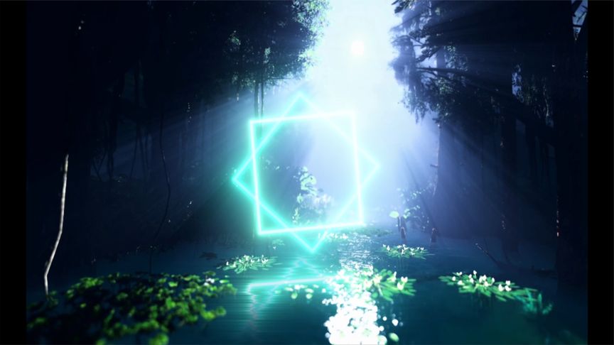 【AE教程】炫酷科技风水面反射效果制作